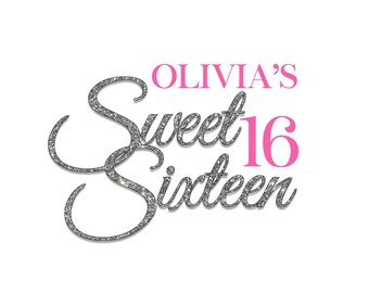 Custom Sweet Sixteen Gobo - Etsy