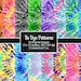 Tie Dye Digital Paper, Groovy, Funky, Whimsical, Digital INSTANT ...