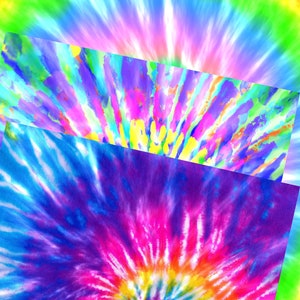 Tie Dye Digital Paper, Groovy, Funky, Whimsical, Digital INSTANT ...