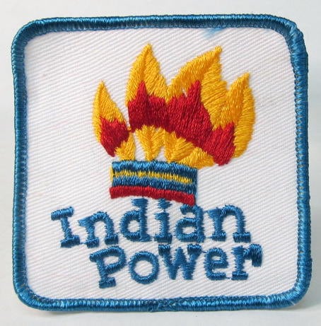 Jacket or Shirt Patch. INDIAN POWER - Etsy