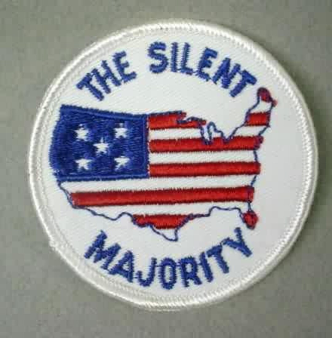 THE SILENT MAJORITY Map of America Jacket or Shirt Patch. - Etsy