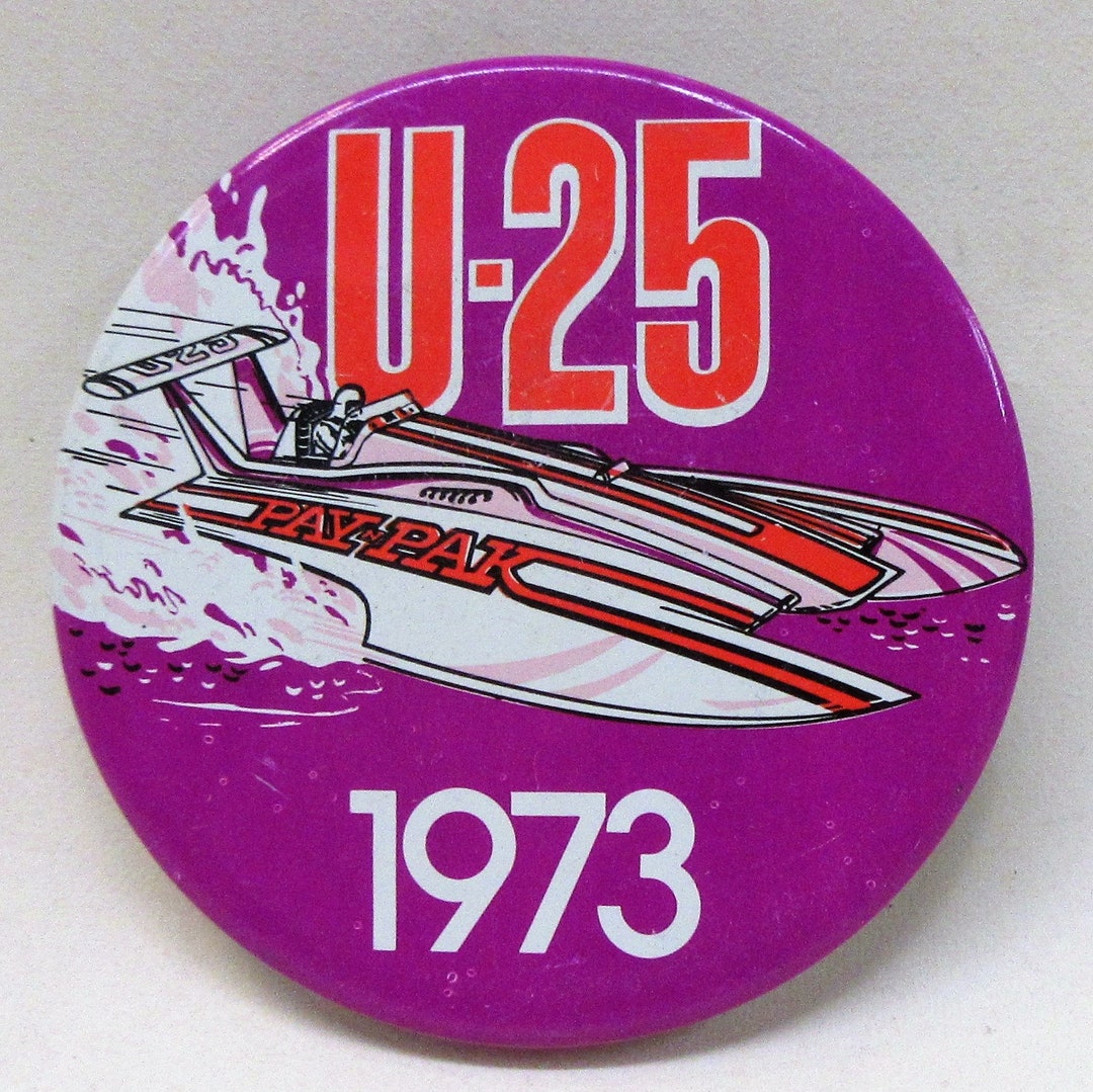 1973 PAY 'N PAK HYDROPLANE Boat Racing Pinback Button - Etsy