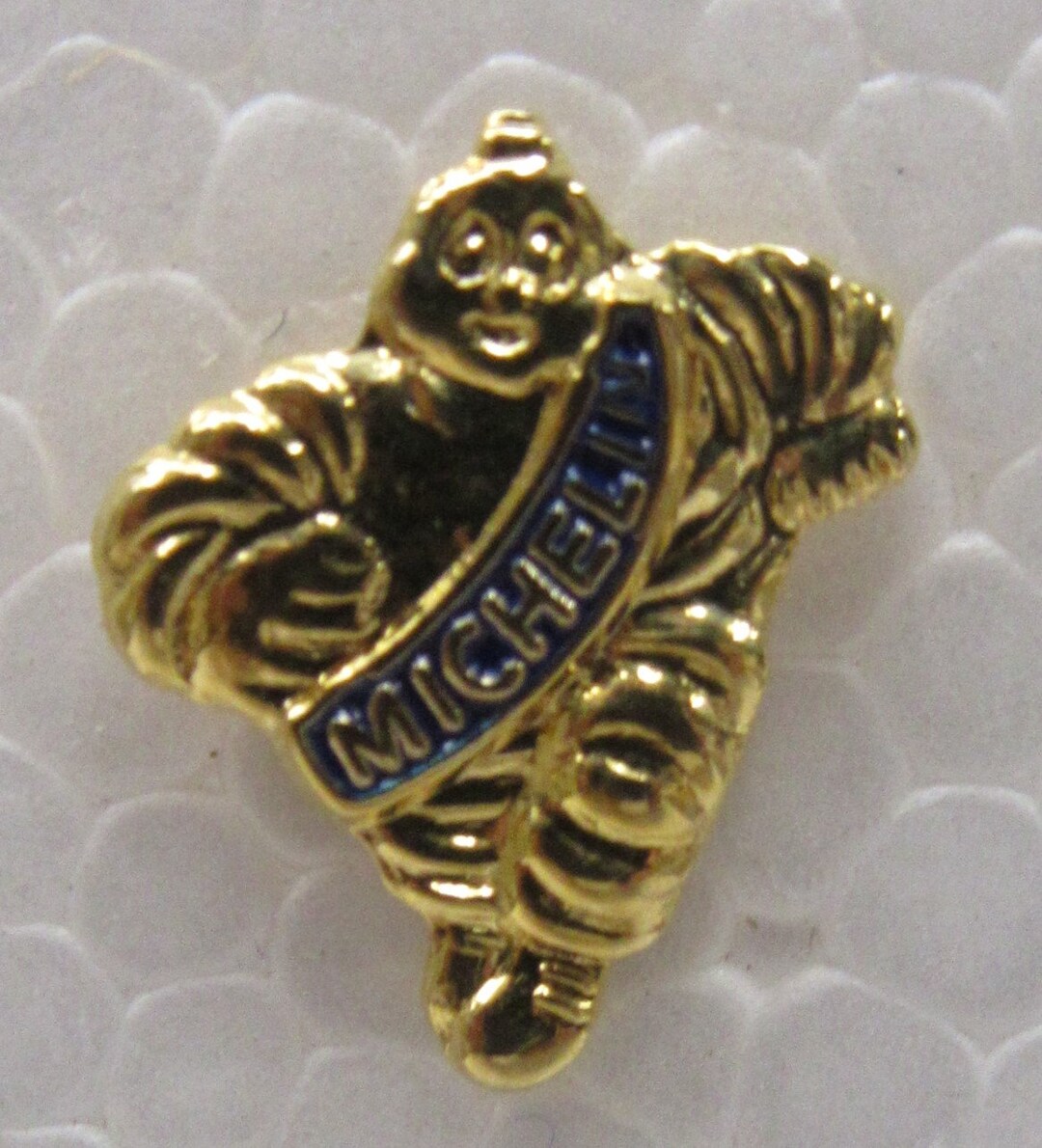 Figural MR. BIB MICHELIN Tires Tack Pin Pinback Button Mint in Package ...