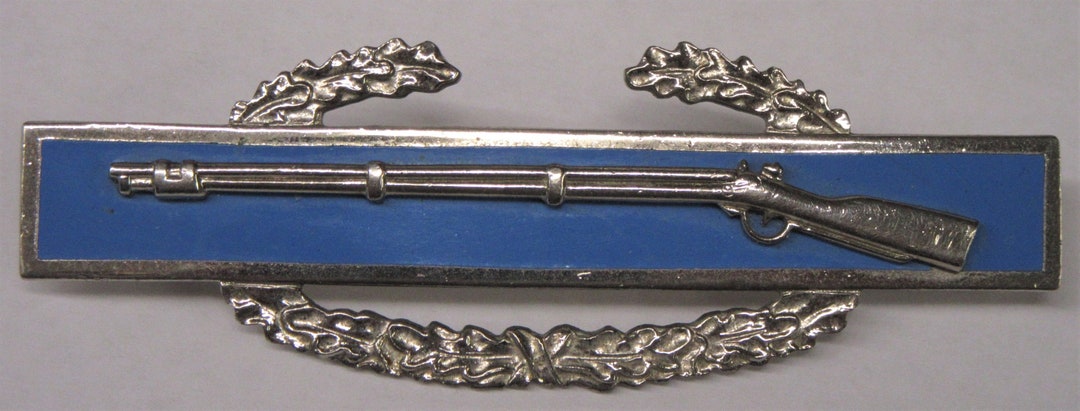1940's WWII U.S. Army COMBAT INFANTRYMAN Badge Military Full Size Medal ...