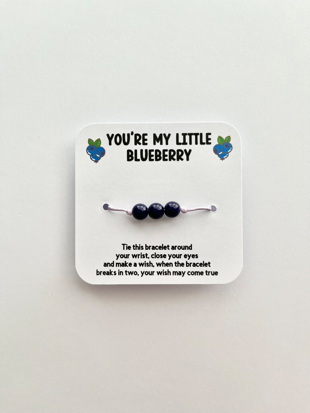 Wish Bracelet, Friendship Bracelet, Cord Bracelet, Blueberry Bracelet ...