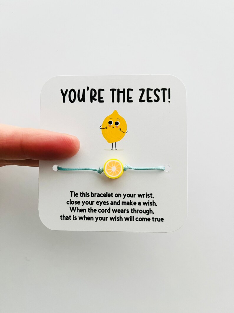 Lemon Bracelet – Funny Friend Gift - Etsy UK