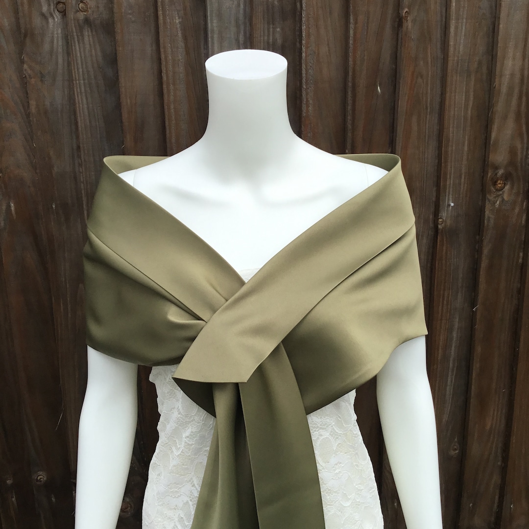 Olive Bridal Shawls and Wraps / Bridesmaid Bolero Shrug / Bridal Cover ...