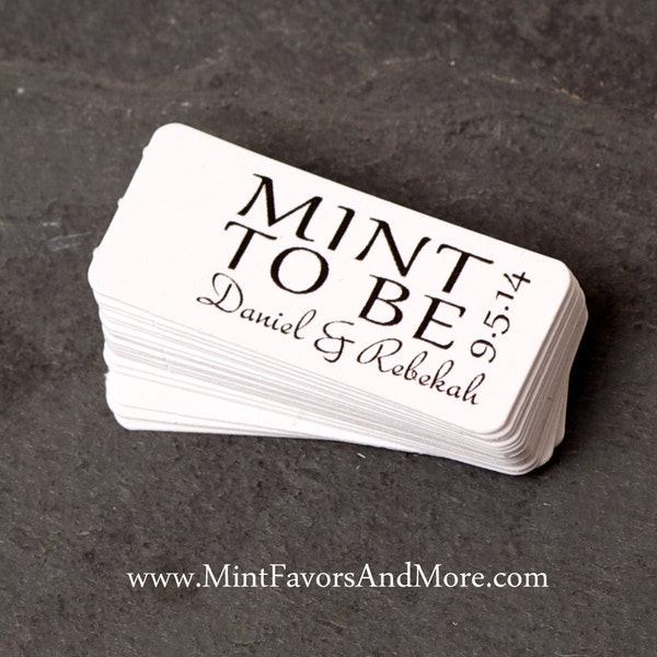 Mint to Be Wedding Favor - Etsy