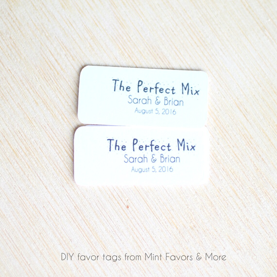 Wedding Favor Tags for Trail Mix, Trail Mix Favor Tags, Personalized ...
