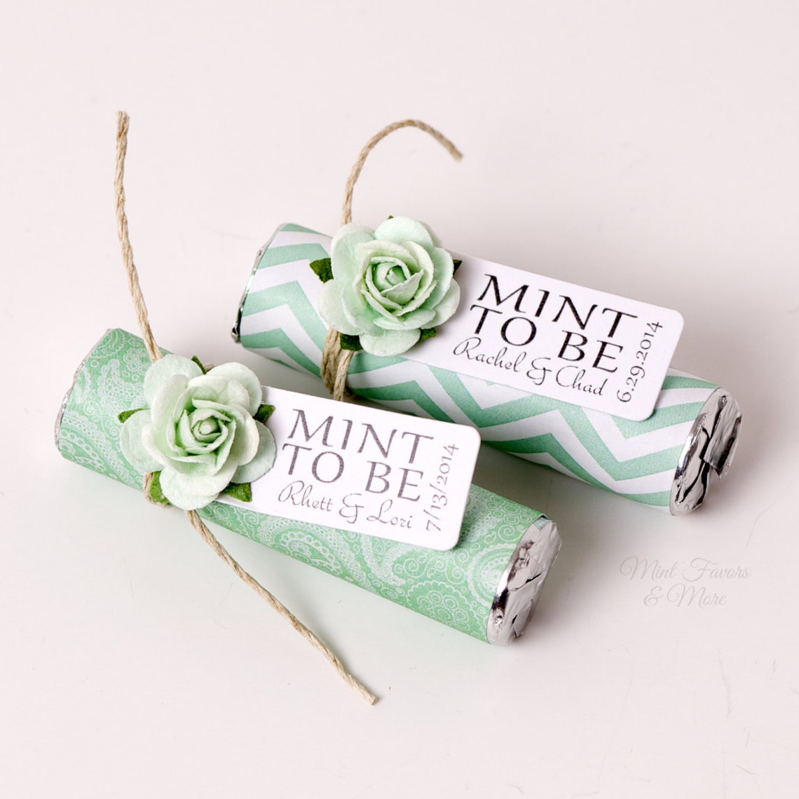 Mint Wedding Favors With Personalized mint to Be - Etsy