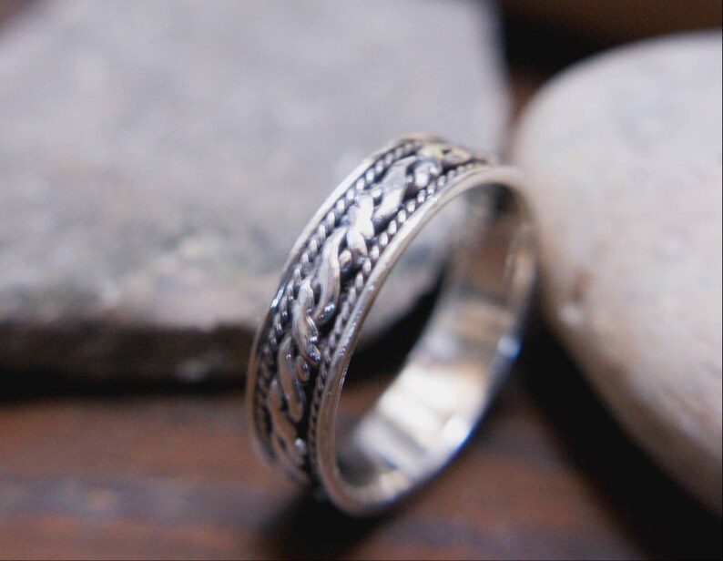 Vintage Viking Rope Knot Silver Ring Celtic Knot Ring Love - Etsy