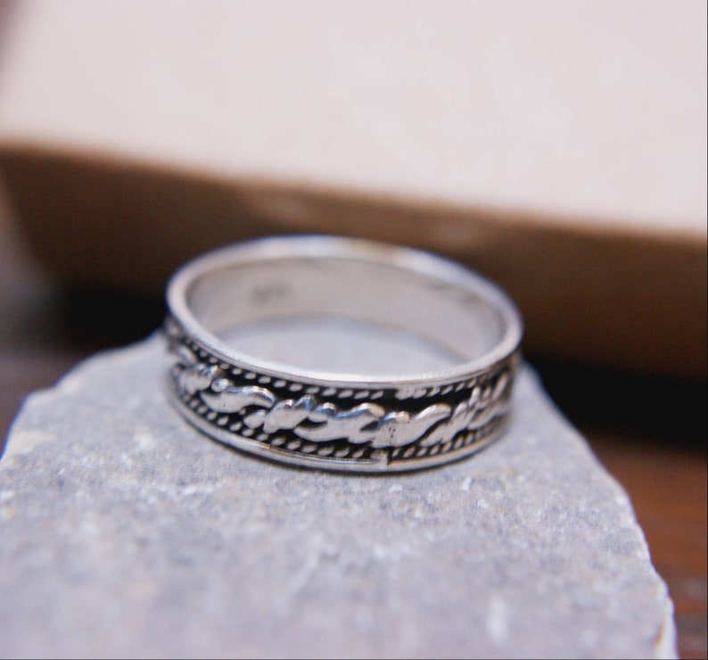 Vintage Viking Rope Knot Silver Ring Celtic Knot Ring Love - Etsy