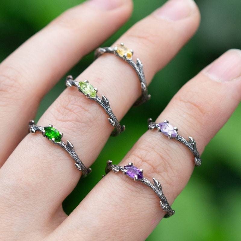 Branch Engagement Ring - Etsy