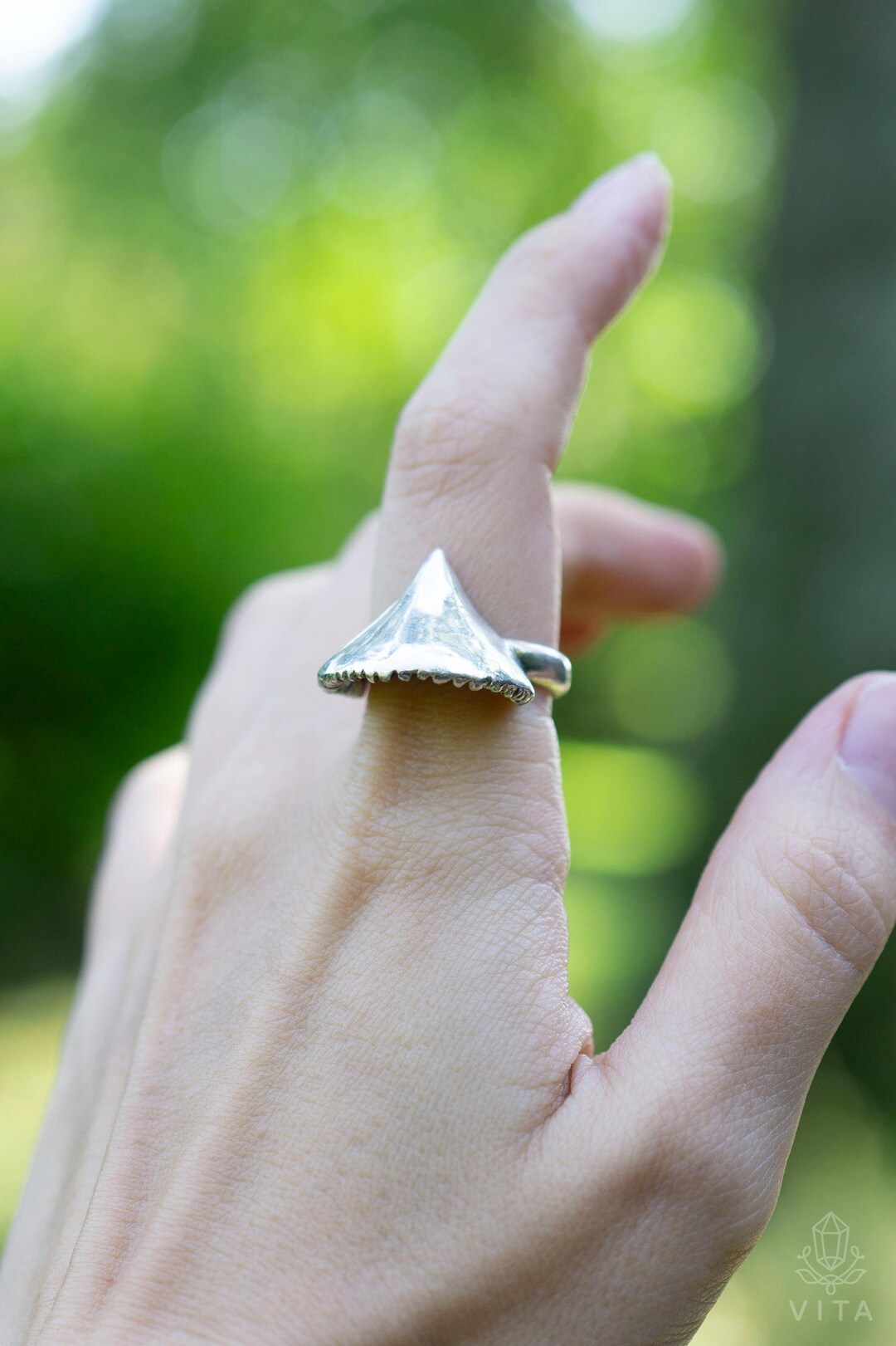 Toadstool Hat Silver Ring, Mushroom Witchy Ring, Forest Jewelry ...