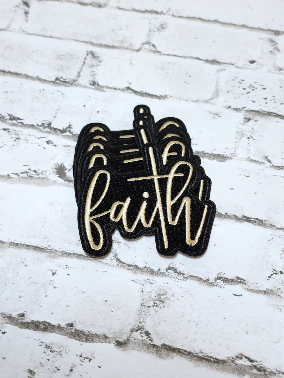 Faith, Embroidered Patch, Trucker Hat Patch, Faith Patch, Christian ...