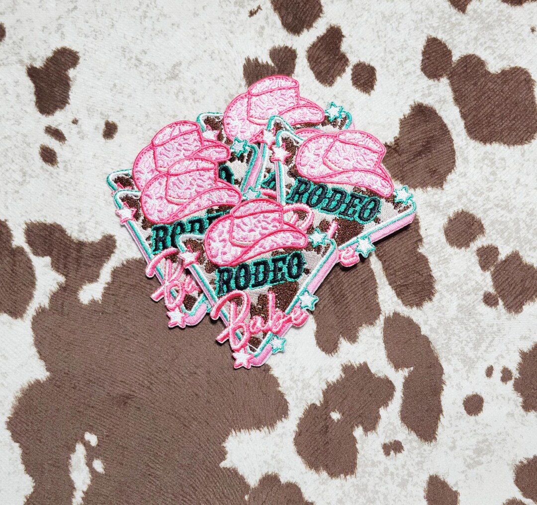 Rodeo Babe, Embroidered Patch, Trucker Hat Patch, Western Patches ...