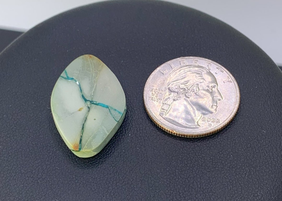 Royston Ribbon Turquoise Hand Cut Freeform Desinger Cabochon - Etsy