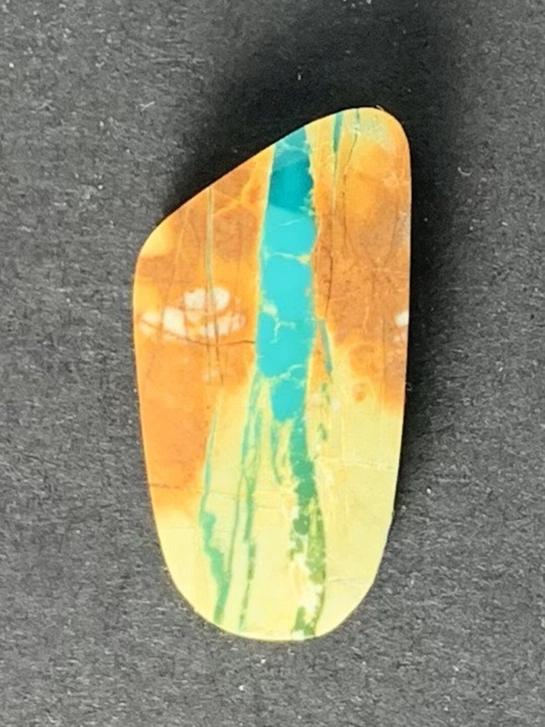 Royston Ribbon Turquoise Hand Cut Freeform Desinger Cabochon - Etsy