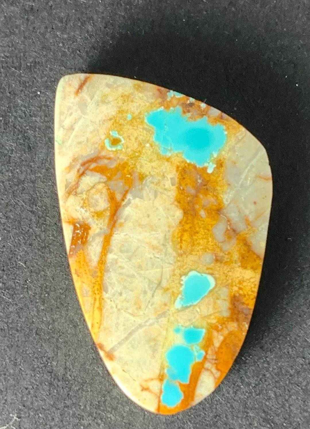 Royston Turquoise Hand Cut Freeform Desinger Cabochon - Etsy