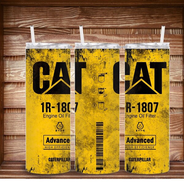 Cat Oil Filter Tumbler - Etsy