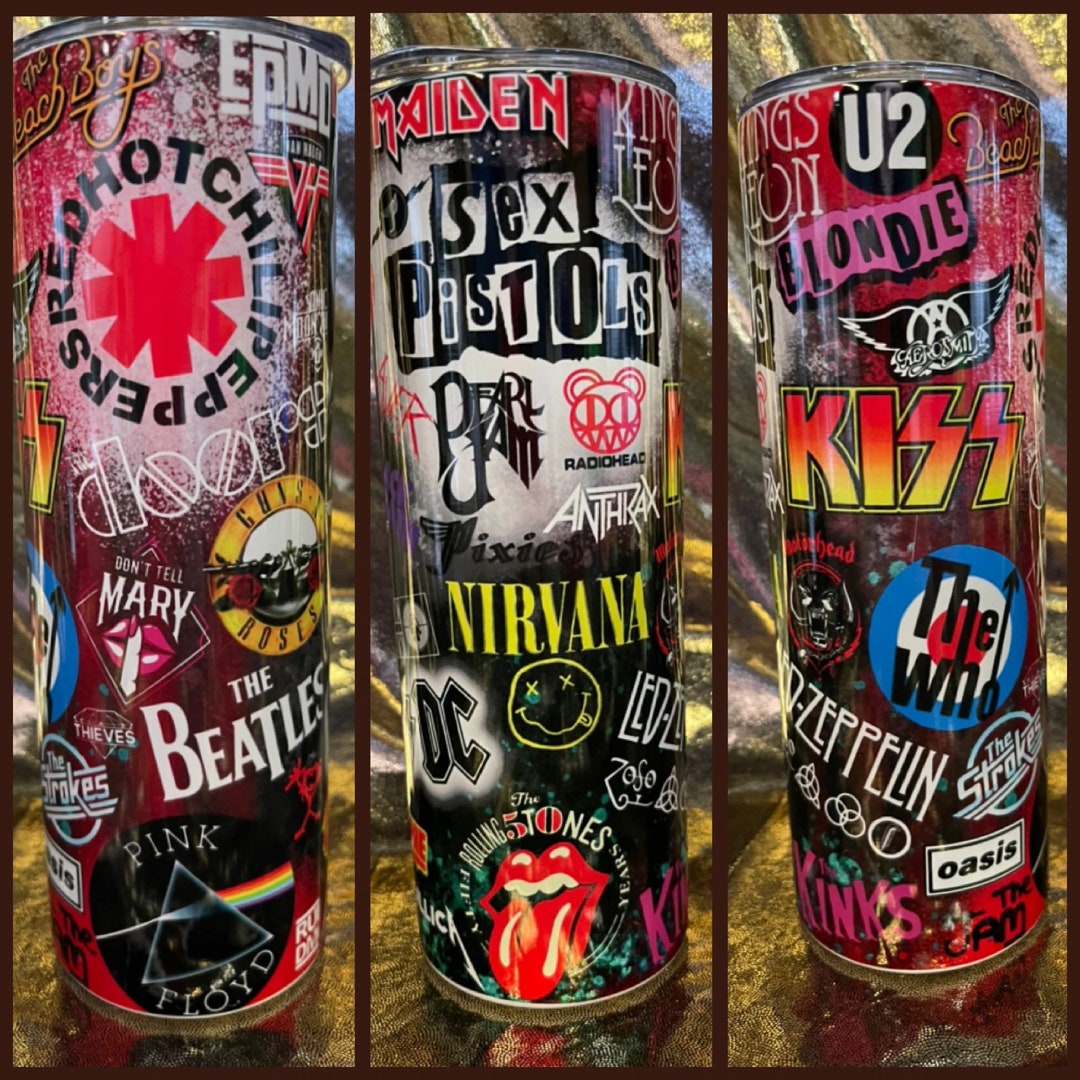 80’s Rock Bands Classic Rock 20 Oz Tumbler Hair Bands Tumbler Famous ...
