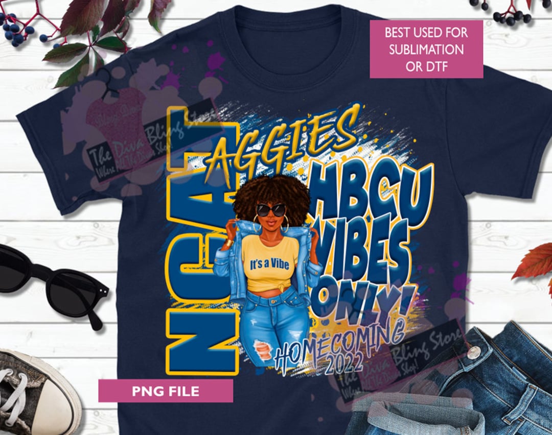 HBCU Vibes NCAT PNG - Etsy