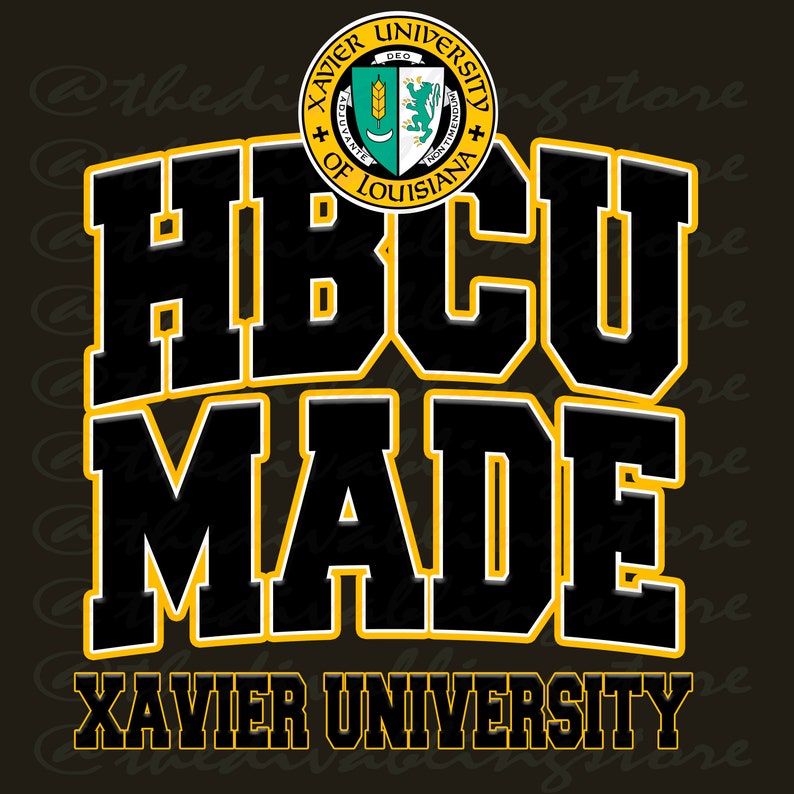 HBCU Made PNG XAVIER - Etsy