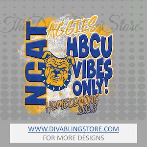 2023 Homecoming HBCU NCAT PNG - Etsy