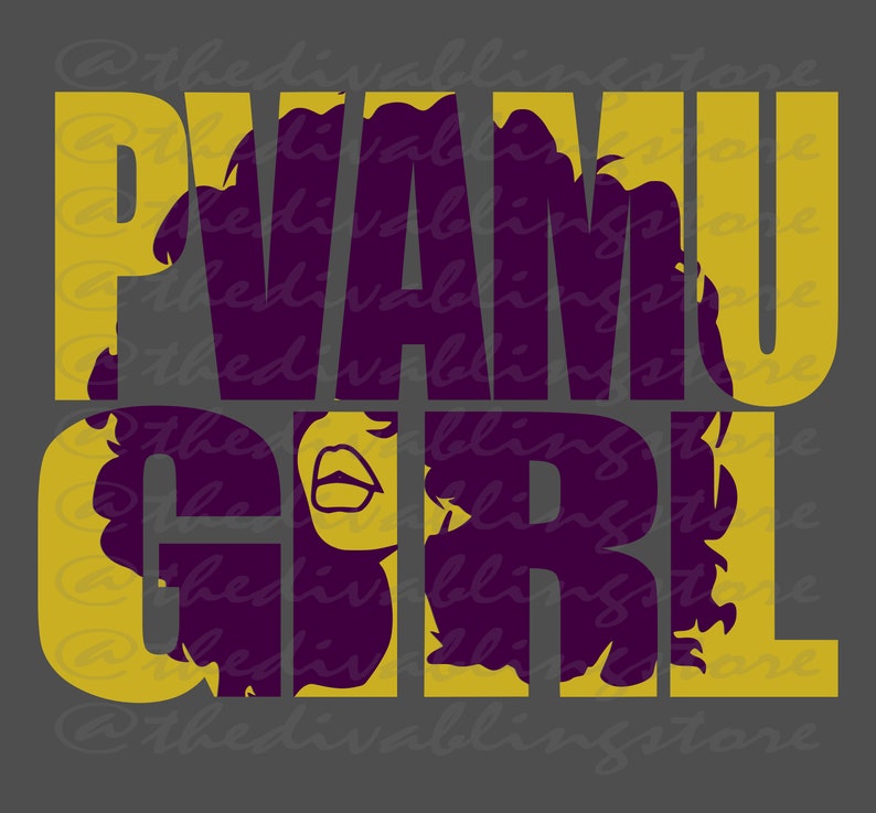 PVAMU Girl SVG File - Etsy