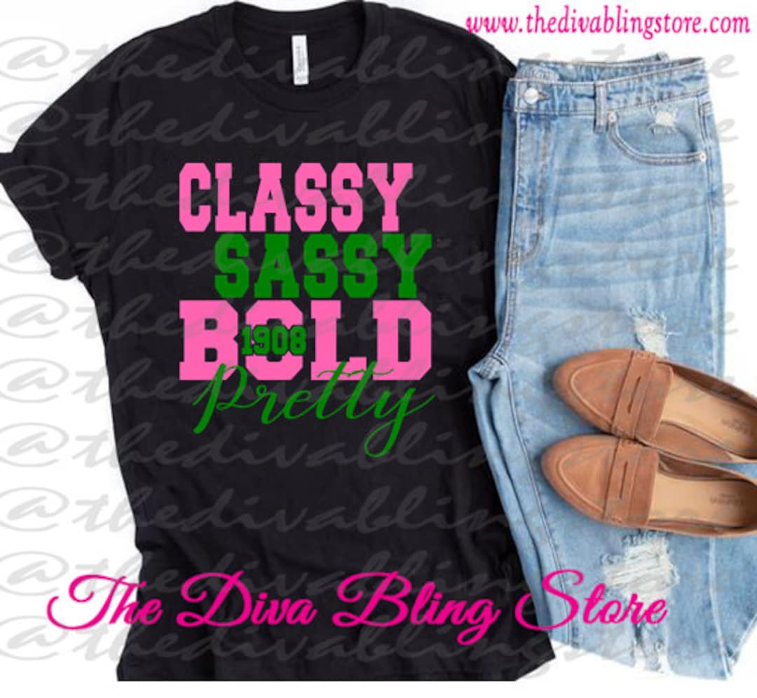 Classy Sassy Bold 1908 SVG File - Etsy