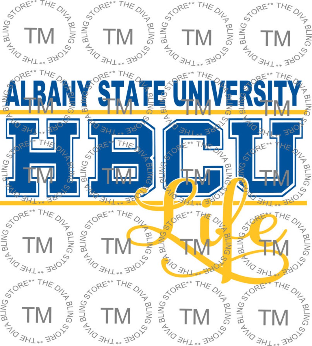 Albany State HBCU Life SVG File - Etsy