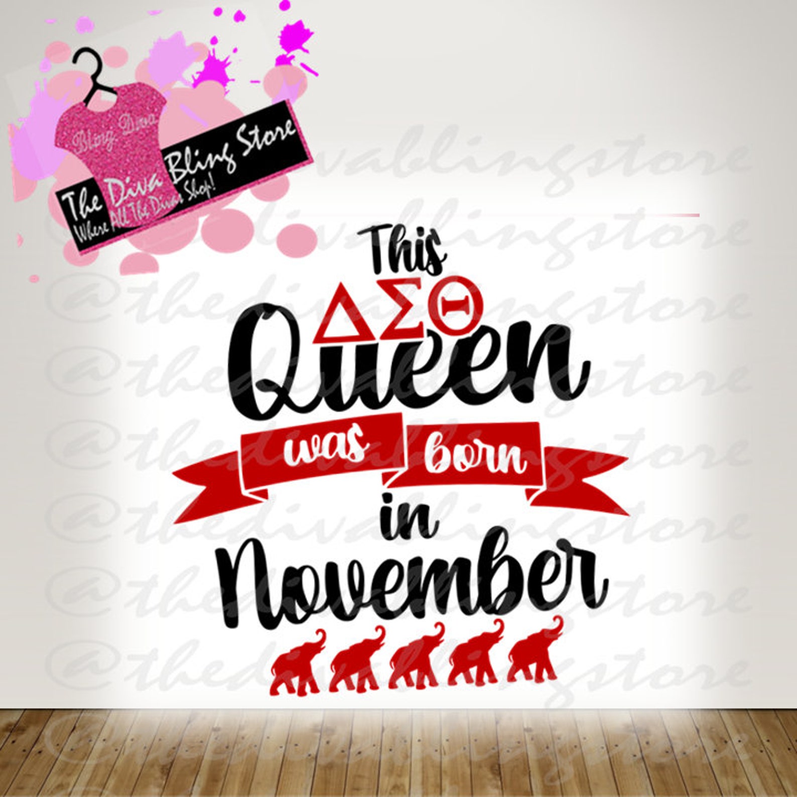 DST Birthday Queen SVG File | Etsy