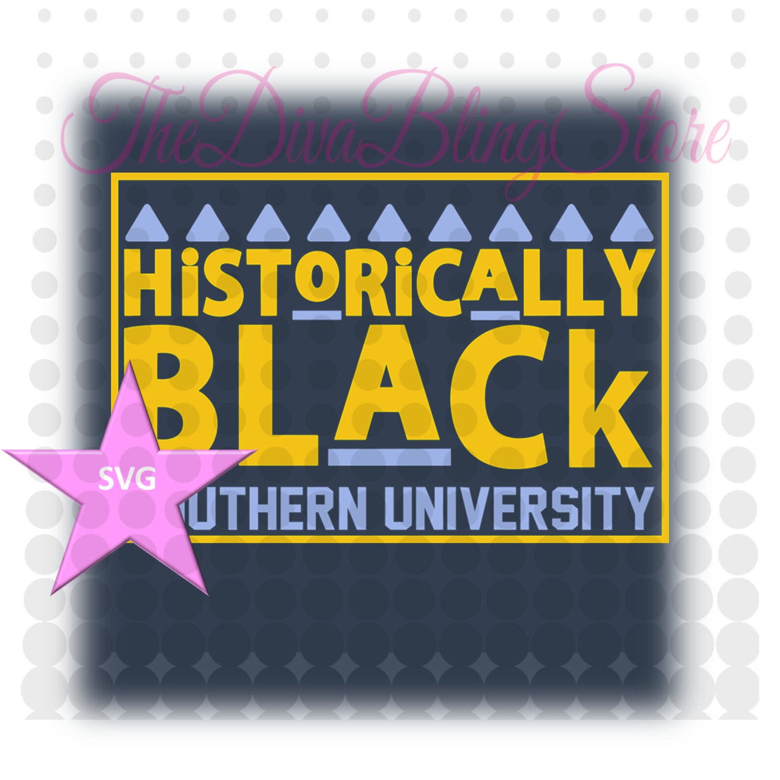 Historically Black HBCU SU Svg - Etsy