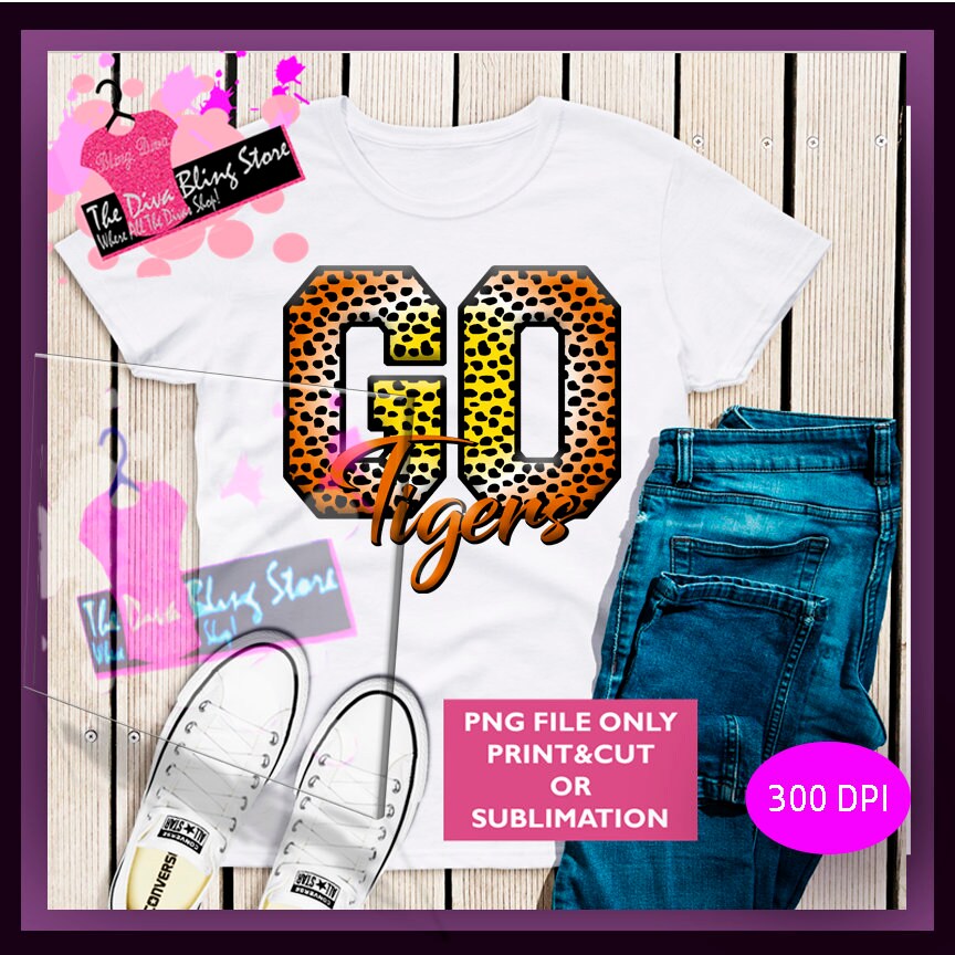 Go Tigers PNG File | Etsy