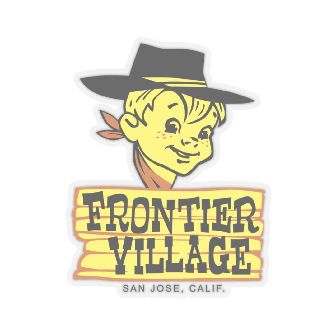 Frontier Village Amusement Park San Jose Logo Sticker - Etsy