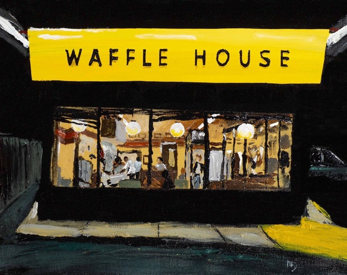 Waffle House - Print- 8" X 12" Signed Print on Enhanced Matte With 1 ...