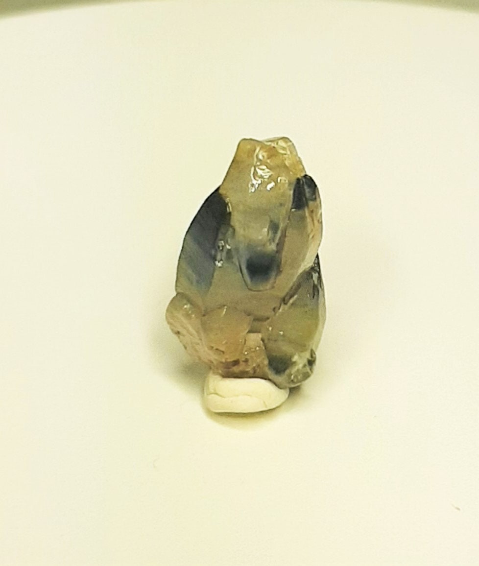 Unique Blue Tip Corundum Crystal sapphire Cluster free - Etsy