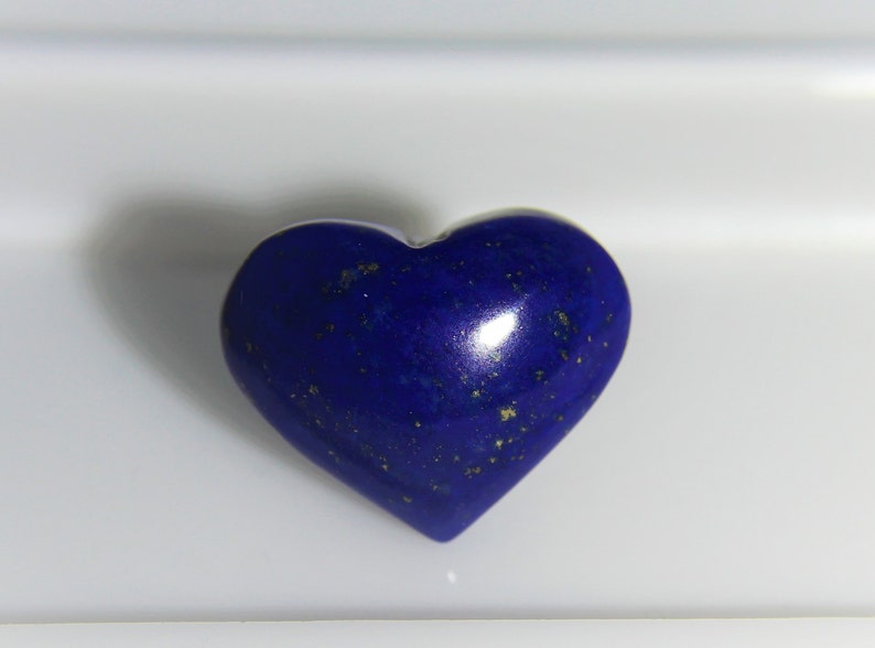 Lapis Lazuli Heart With Pyrite 4.30cts free Shipping - Etsy