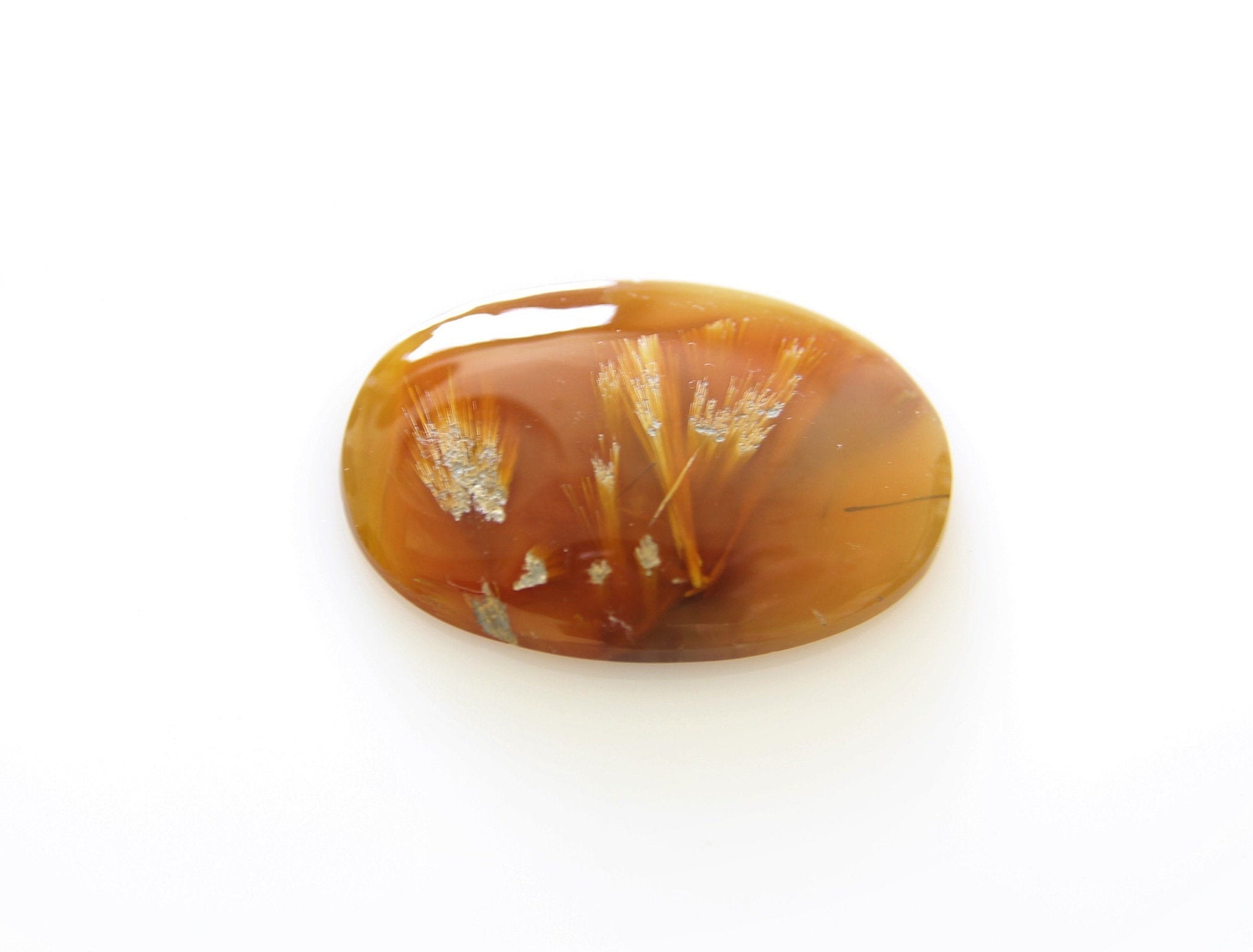 Spectacular Sagenitic Agate 41.50cts free Shipping - Etsy