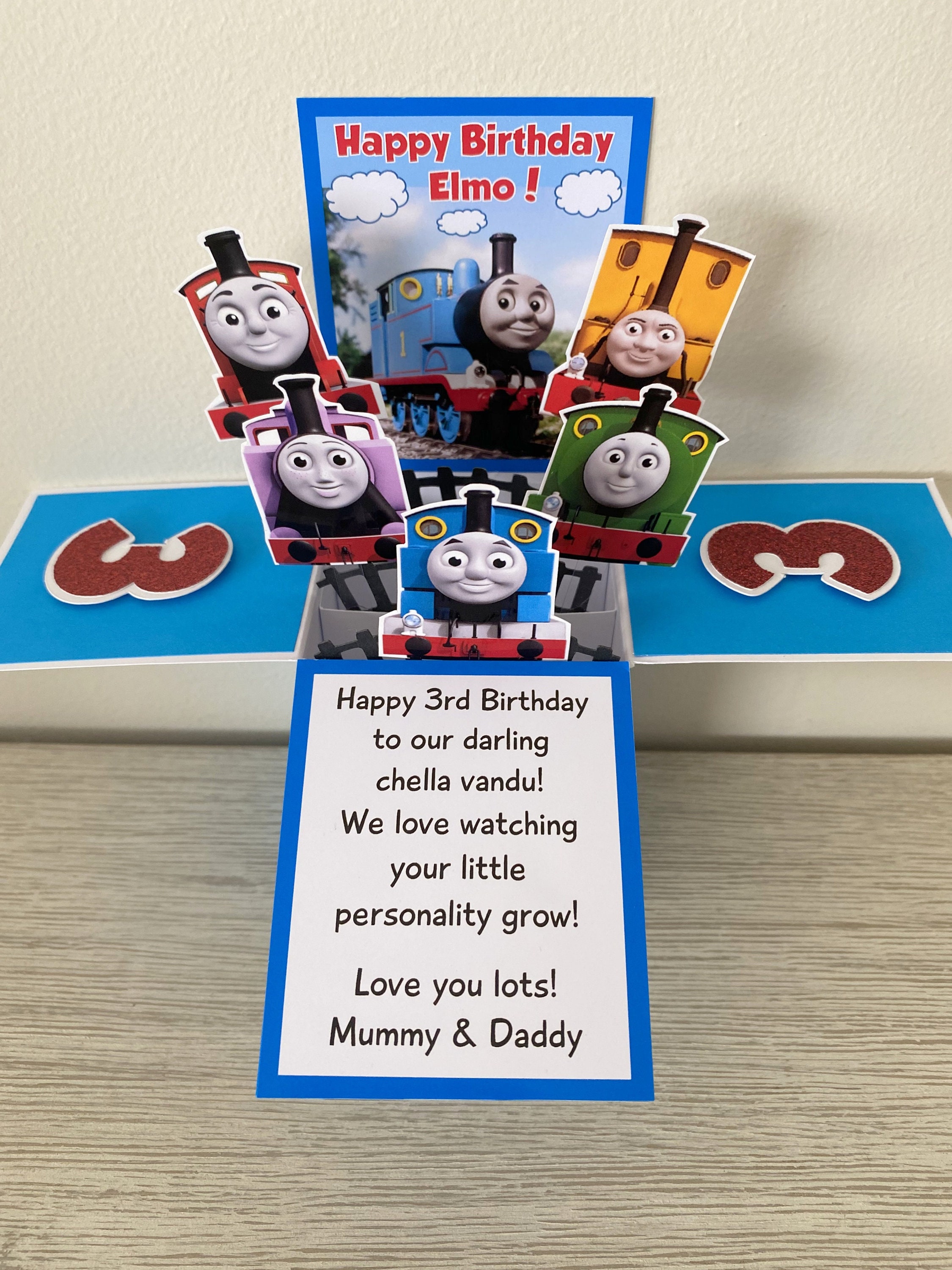 Thomas The Tank Engine Card-in-a-Box | Etsy