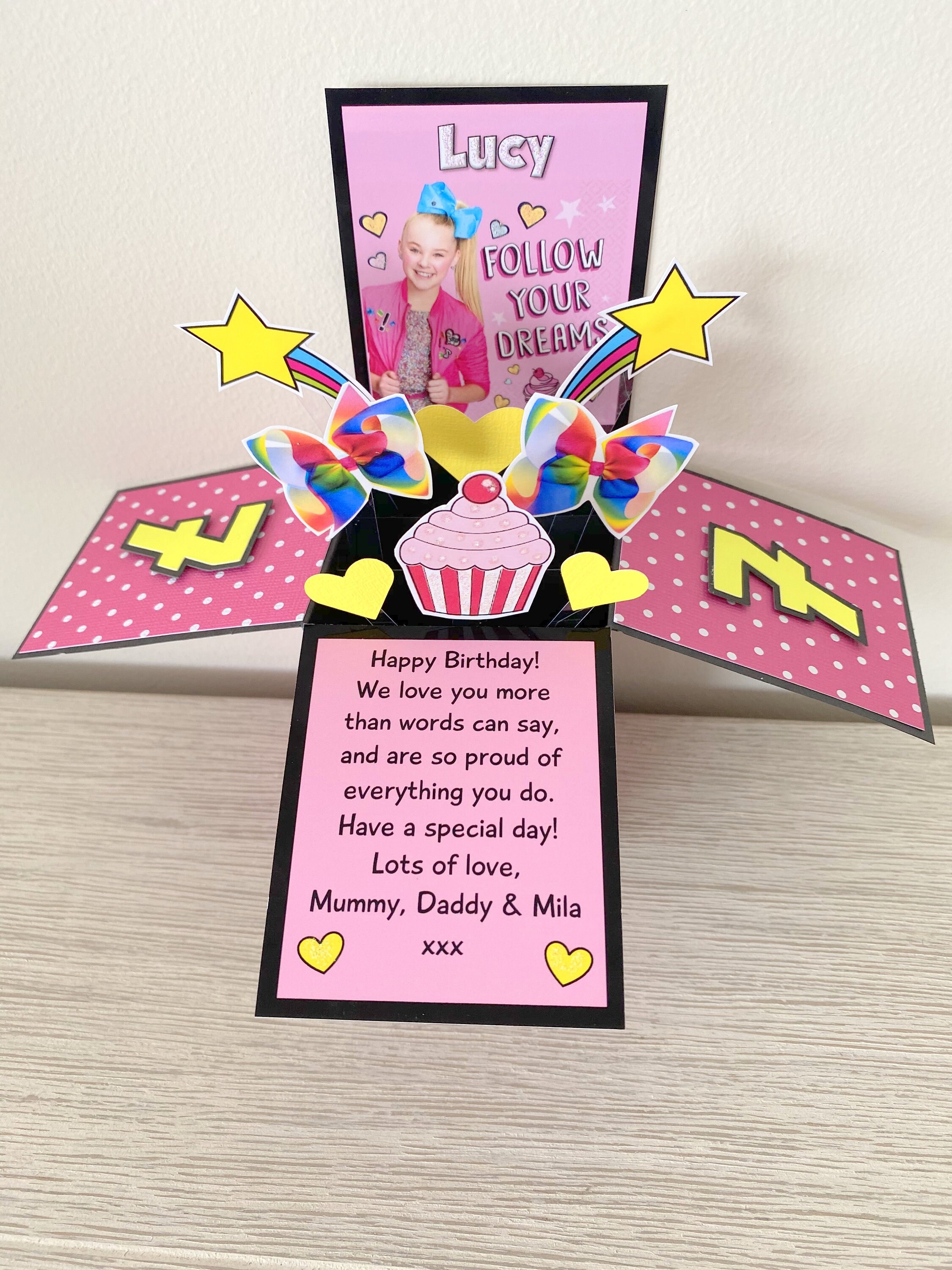 JoJo Siwa Card | Etsy