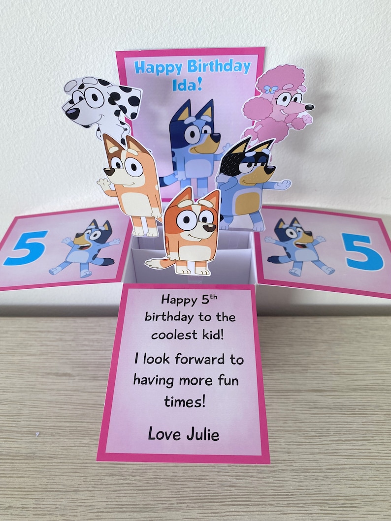 Bluey Card-in-a-box - Etsy