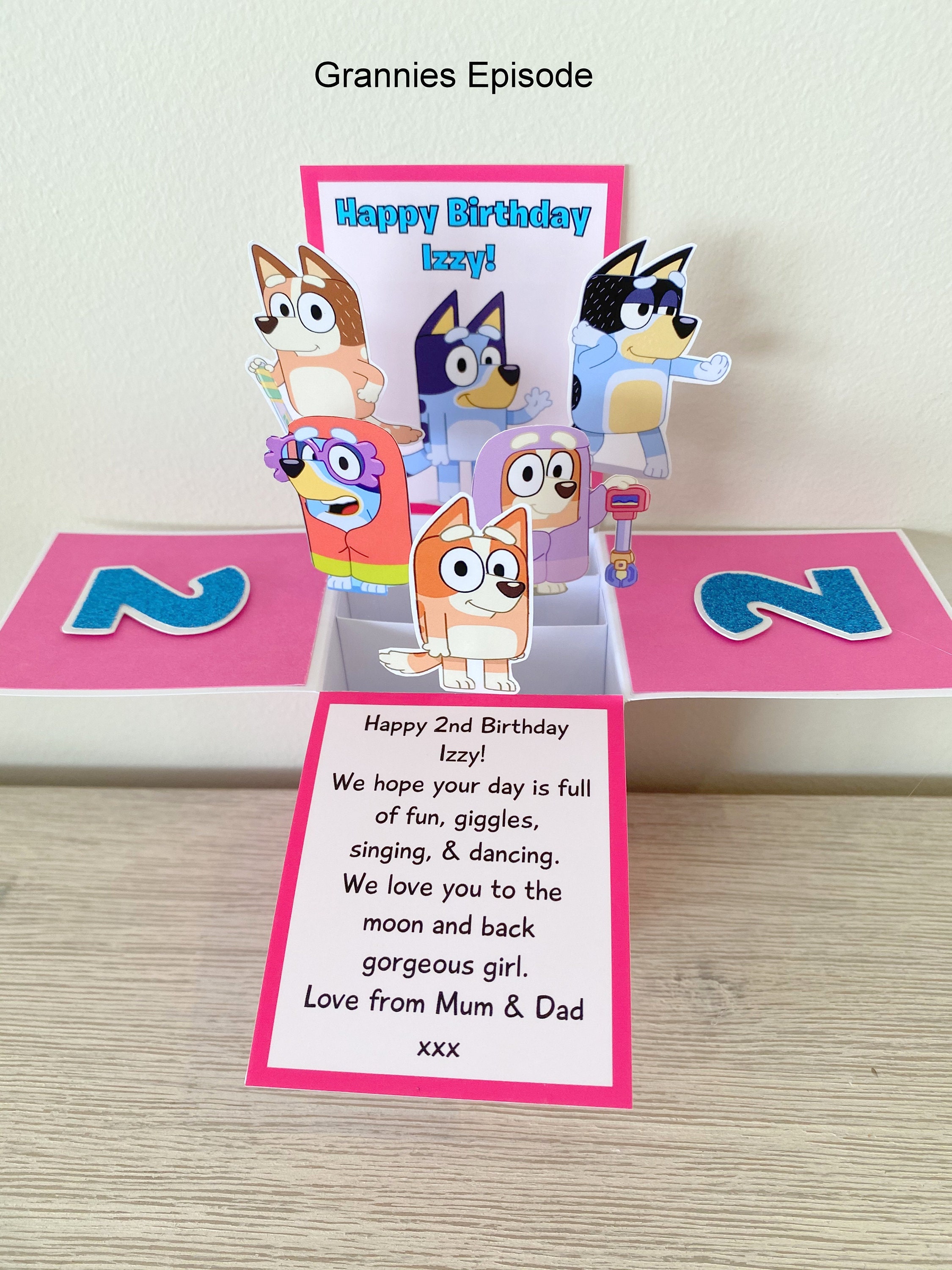 Bluey Card-in-a-box | Etsy Australia