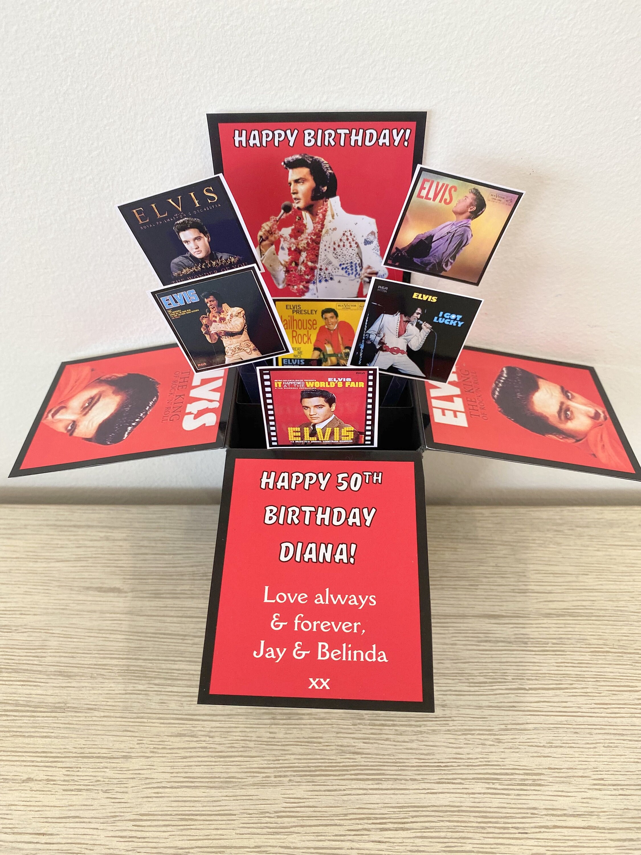Elvis Card-in-a-box - Etsy Australia