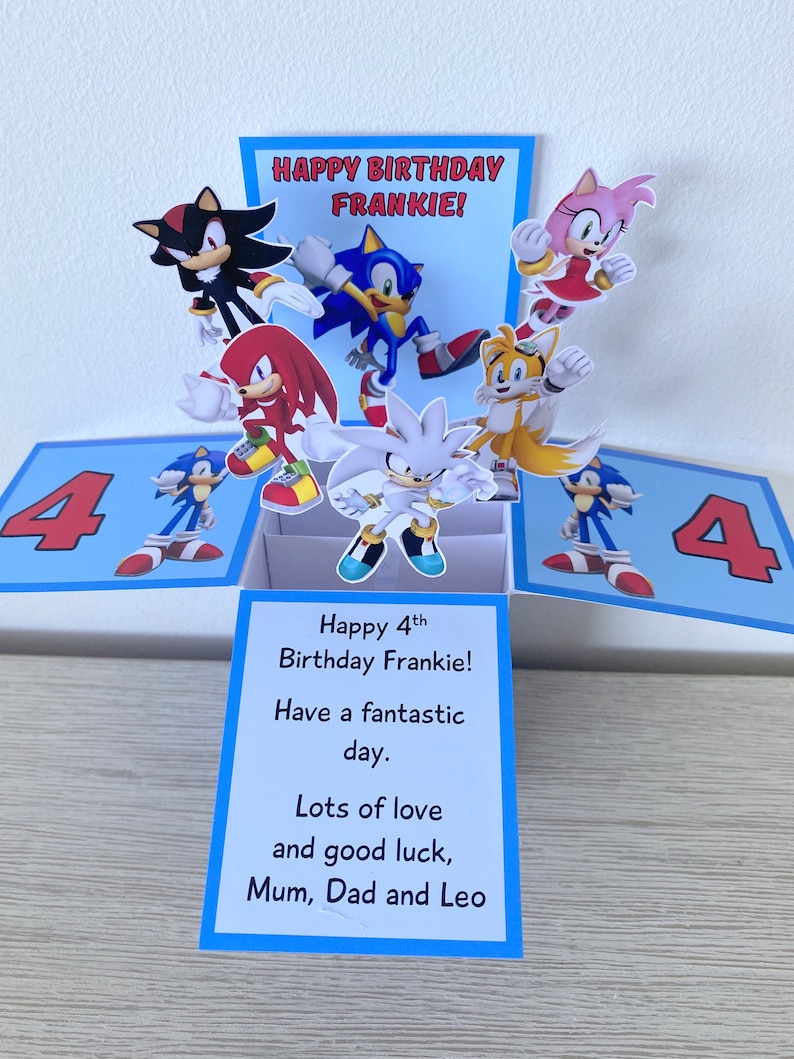 Sonic the Hedgehog Card-in-a-box - Etsy Australia