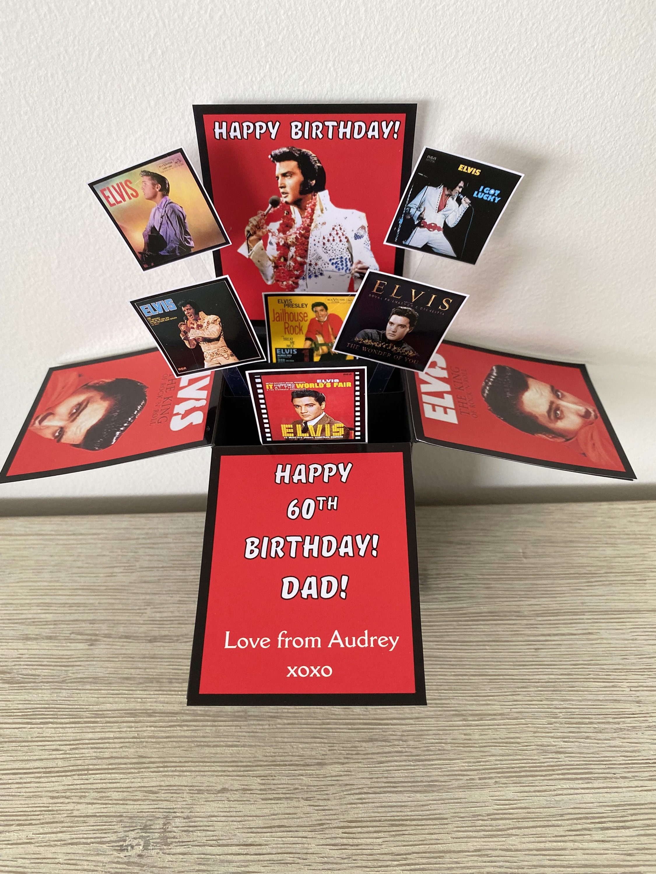 Elvis Card-in-a-box - Etsy Australia