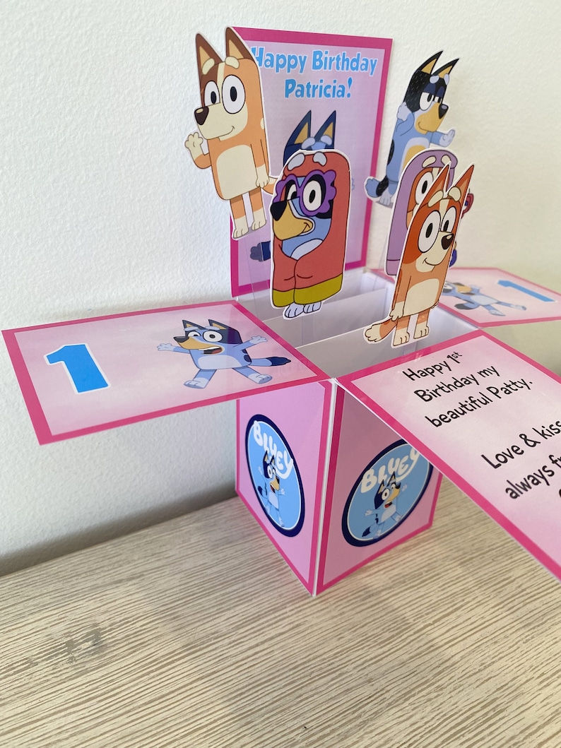 Bluey Card-in-a-box - Etsy