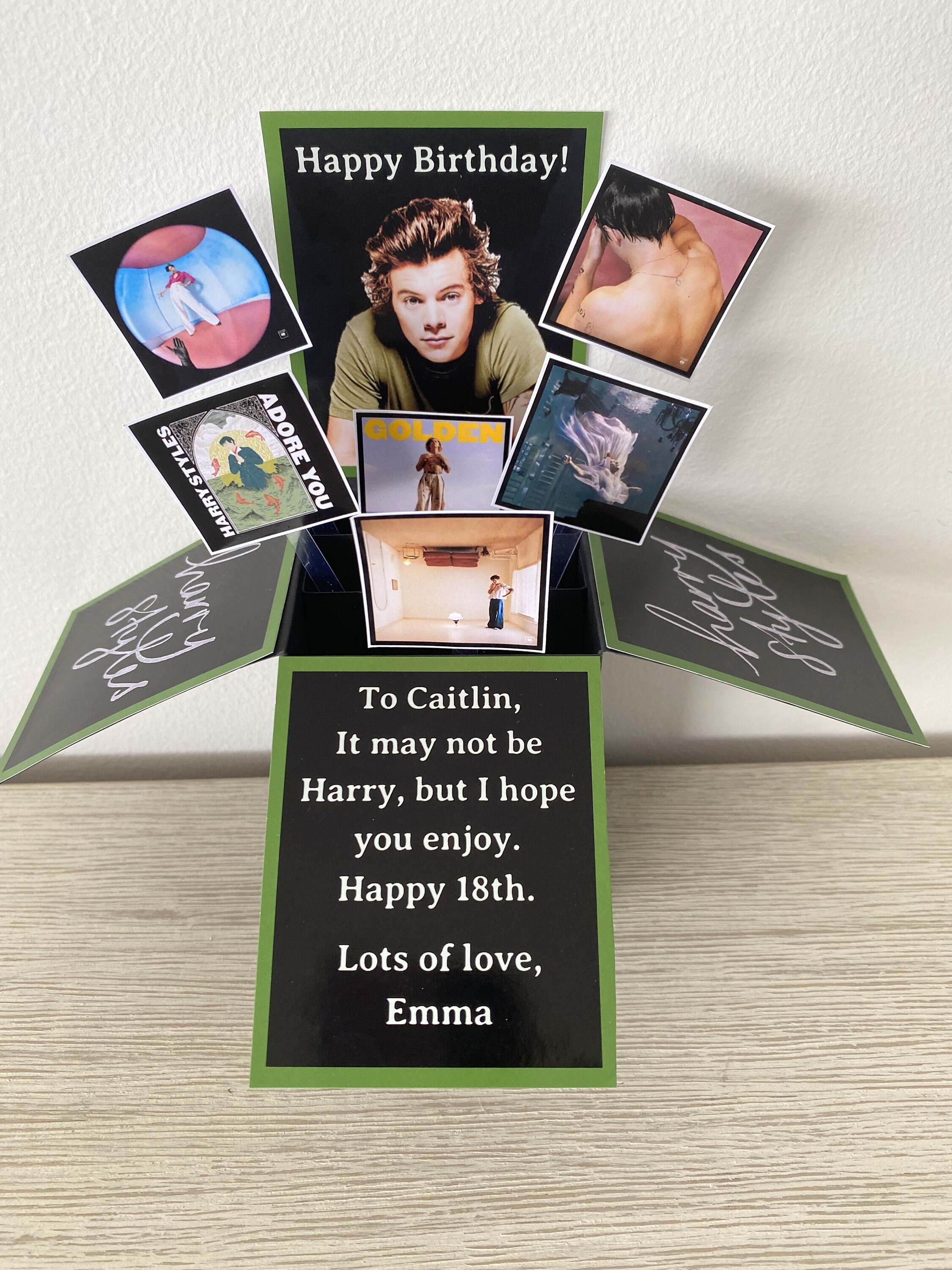 Harry Styles Card-in-a Box - Etsy Australia