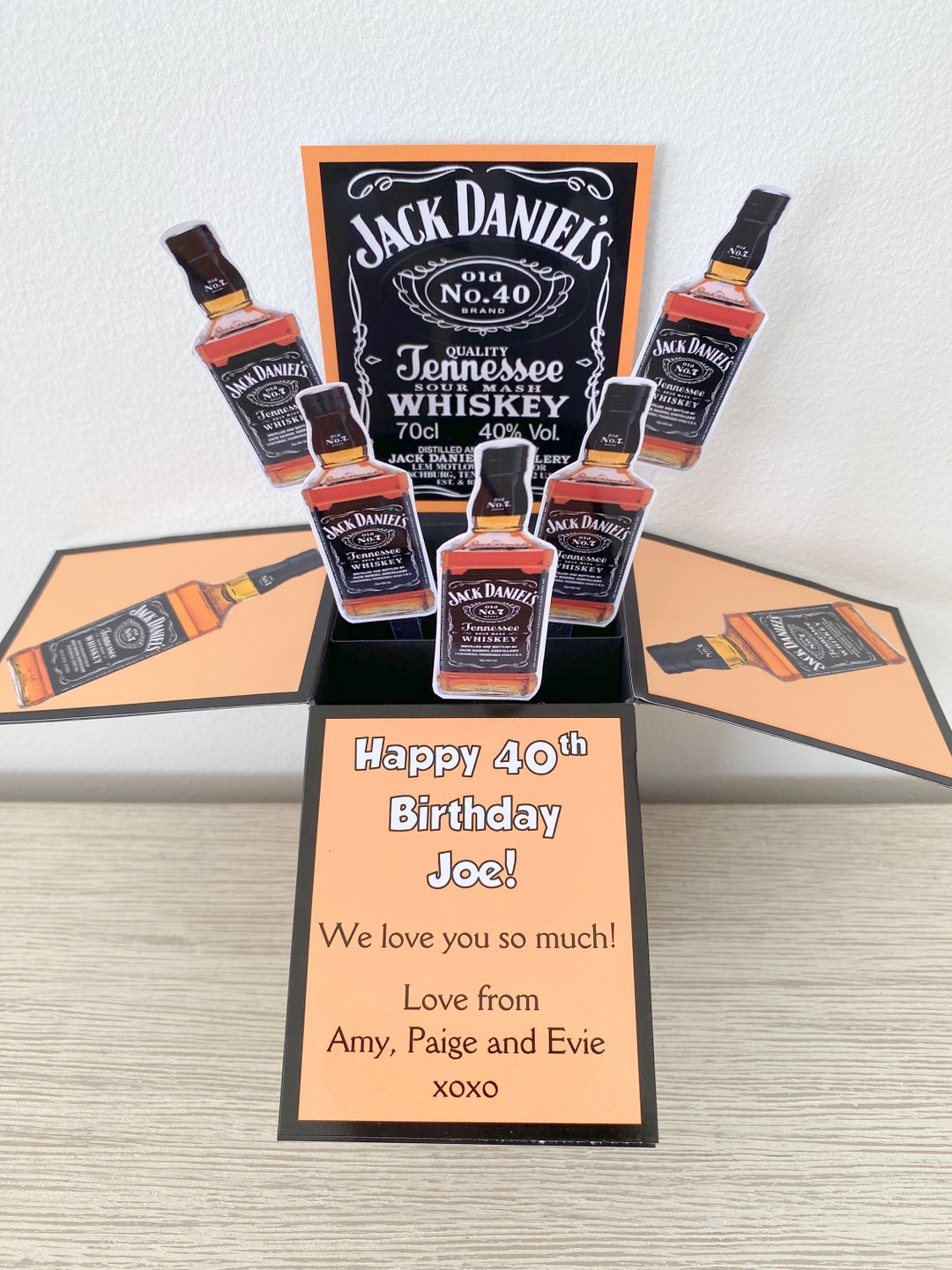 Jack Daniels Card-in-a-box - Etsy
