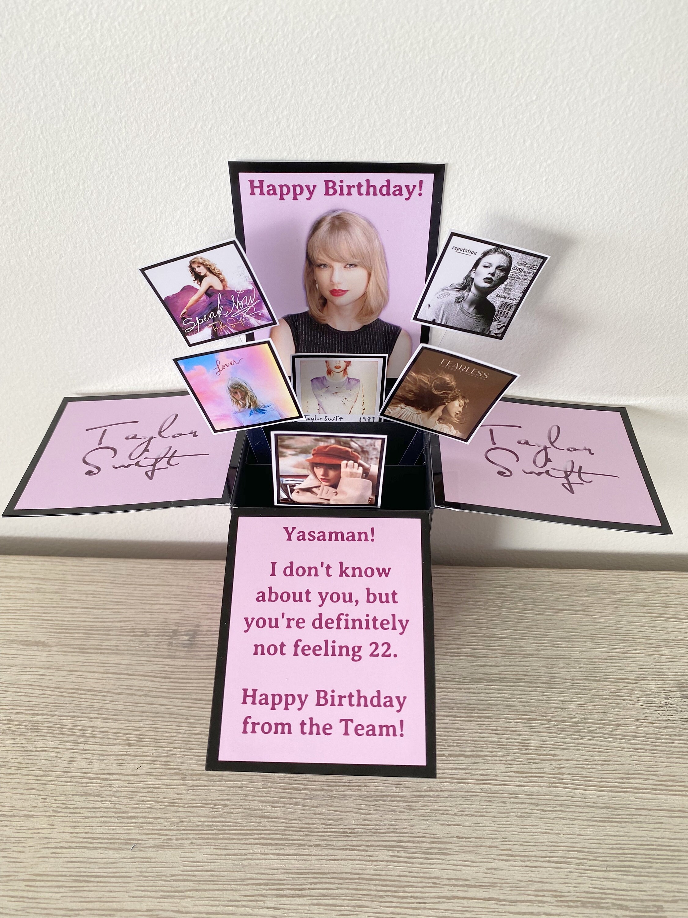 Taylor Swift Card-in-a-box - Etsy Australia